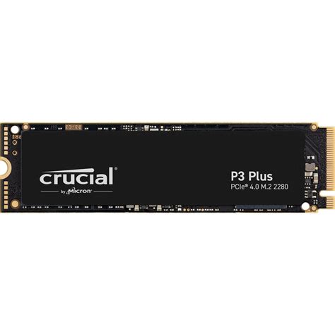 Crucial 4TB P3 Plus NVMe PCIe 4 0 M 2 Internal SSD CT4000P3PSSD8