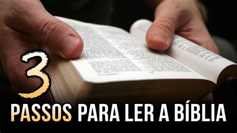 COMO LER A BÍBLIA EM 3 PASSOS SIMPLES Pastor Antonio Junior Estudo