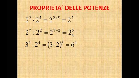 Ripetizioni Di Matematica Propriet Delle Potenze Videolezioni