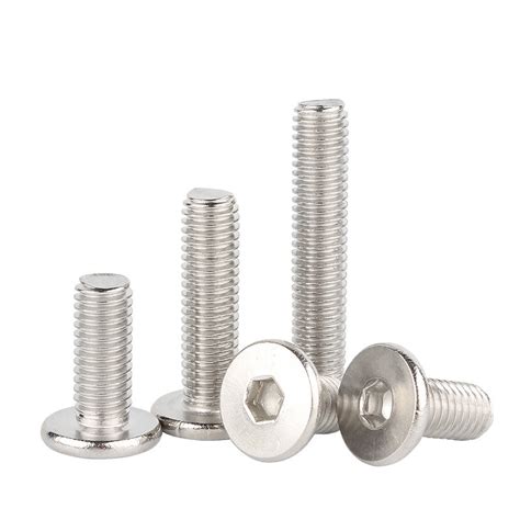 Bulong Lục Giác chìm đầu bằng seri M3 M4 inox 304 lục giác chìm côn