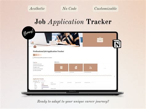 Job Application Tracker Notion Template Status Assessment Notion For