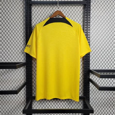 Camiseta Fútbol Paris Saint Germain Edición Especial Amarilla GOAT 2023
