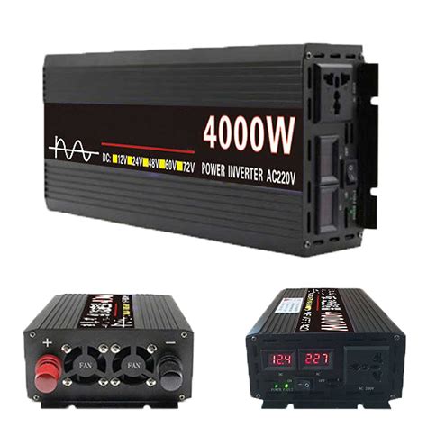 Buy Ryity Car Power Inverter W W Pure Sine Wave Inverter V