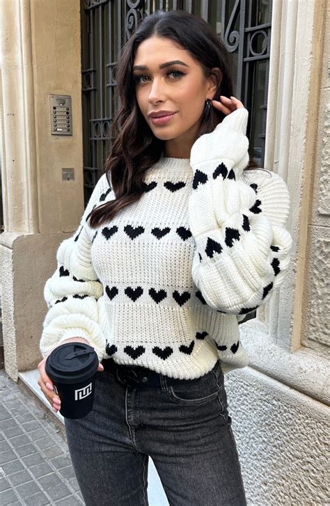 Hartjes Trui Wit Fashionmusthaves Nl