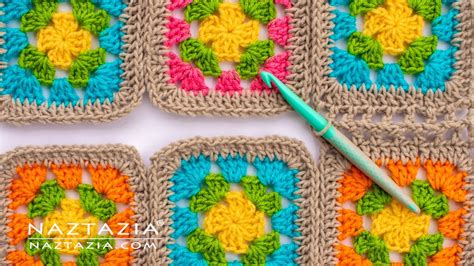 HOW To JOIN GRANNY SQUARES In CROCHET 5 Different Ways Of Connecting