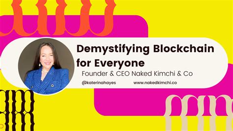 demystifying blockchain for everyone