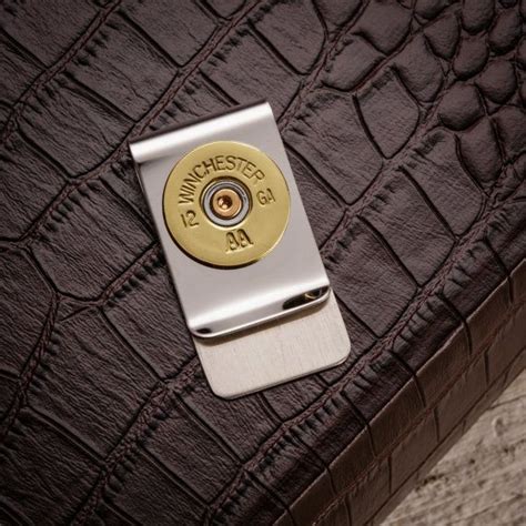 TOMMY Bullet Casing Money Clip Bullet Casing Bullet Jewelry 12 Gauge