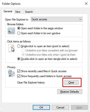 How To Control Quick Access And Recent Files In Windows 10