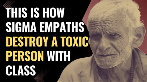 This Is How Sigma Empaths Destroy A Toxic Person With Class NPD