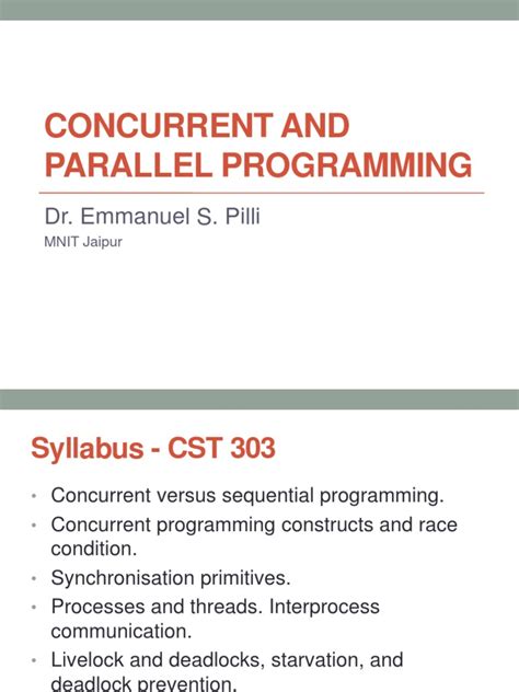 01 concurrent and parallel programming pdf parallel computing thread computing