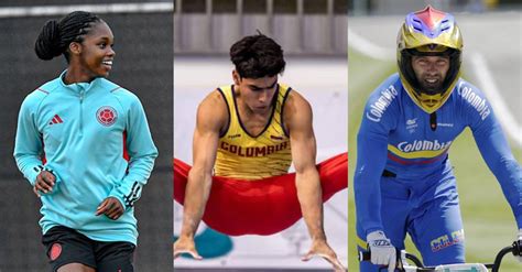 Algunos de los atletas que representaran a Colombia en los Olímpicos y