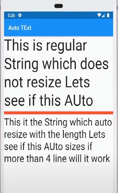 Flutter Resize Your Text Automatically Auto Size Text In Flutter