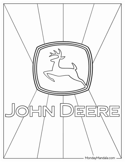 22 John Deere Coloring Pages Free PDF Printables