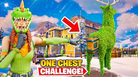The WEIRDEST ONE CHEST Challenge In Fortnite YouTube