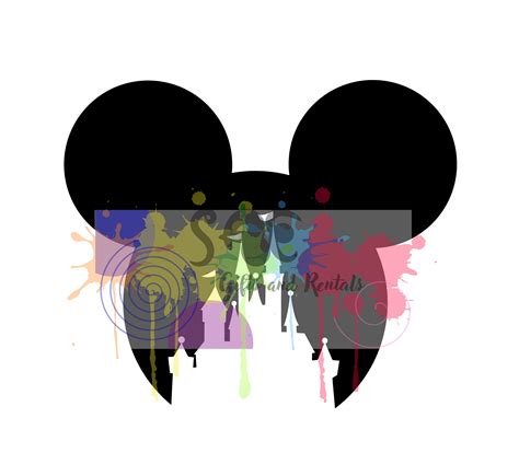Mickey Head Castle Svg Cricut Ready Etsy