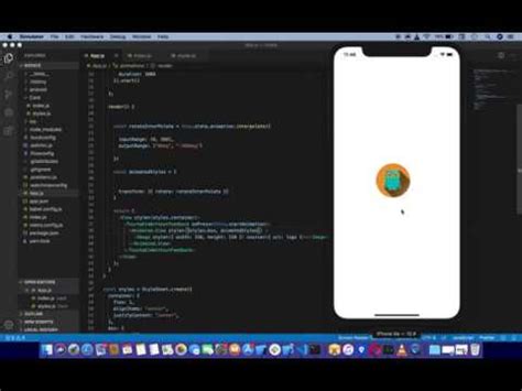 React Native Rotate Animation Custom YouTube