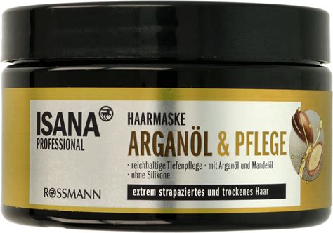 Isana Professional Argan L Pflege Maska Do W Os W Zm Czonych I