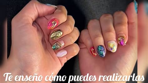 uñas con relieves Te enseño cómo se hacen YouTube