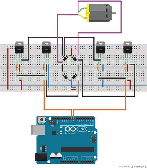 El Puente H Invirtiendo El Sentido De Giro De Un Motor Con Arduino