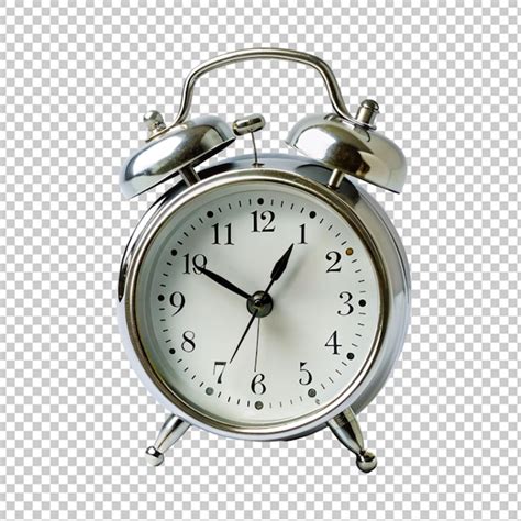 Premium PSD Alarm Clock Isolated On Transparent Background