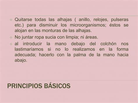CORRECTO TENDIDO DE CAMA ENFERMERÍA FUNDAMENTAL ppt