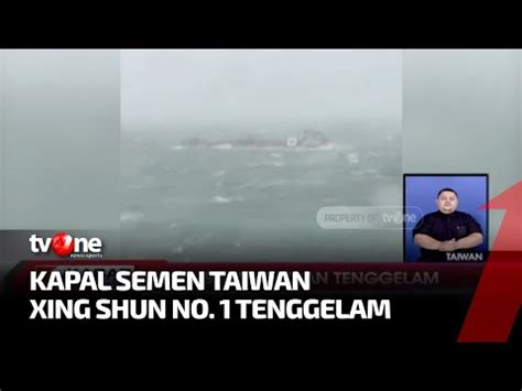 12 WNI ABK Kapal Kargo Tenggelam Di Taiwan Hilang TvOne