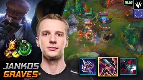 Jankos Jungle Graves Build Goredrinker Fleet Footwork LOL EUW 12 18