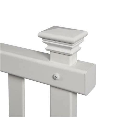 ZIPPITY OUTDOOR PRODUCTS Baskenridge No Dig Vinyl Fence Kit 2 Pack 36