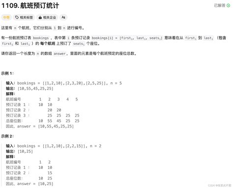 前缀和数组、差分数组、树状数组在leetcode中的应用 leetcode 前缀和和差分 csdn博客