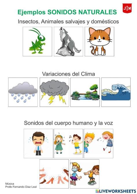 5 Ejemplos De Sonidos Naturales Que Traes En Tu Cabeza Sonido Dibujo