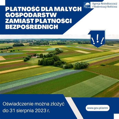 Płatność Dla Małych Gospodarstw Aktualności