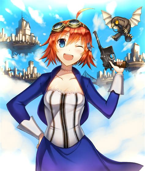 Safebooru Bioshock Bioshock Infinite Blue Eyes Cosplay Elizabeth Bioshock Infinite Gia