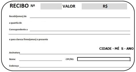 Modelo de Recibo de Serviço Prestado Exemplo e Como Fazer