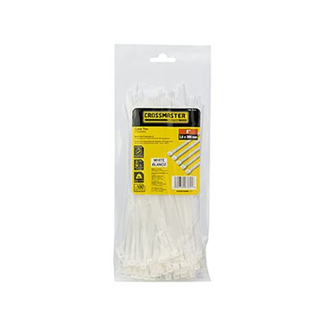 Precinto 4 8 X 300 Mm Blanco 9967653 Crossmaster Morano Máquinas y