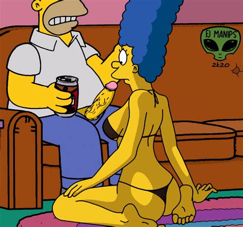 Rule 34 Back View Big Penis Bikini Blowjob Feet Fjm Homer Simpson Kneeling Marge Simpson