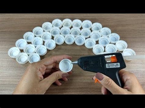 2 IDÉIAS FABULOSAS TAMPAS DE GARRAFA PET diy YouTube em 2023