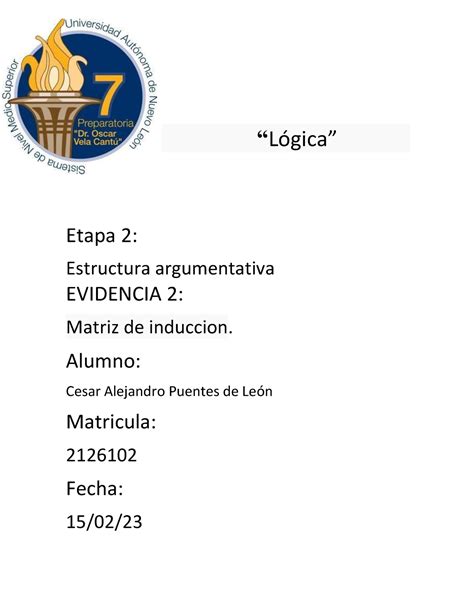Capdl EV2 Logica IG Alexm VC D Lógica Lógica Etapa 2