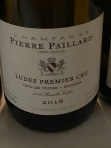 Pierre Paillard Ludes Premier Cru Vieilles Vignes Meunier Champagne