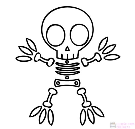 Dibujos De Esqueletos Para Decorar Hoy