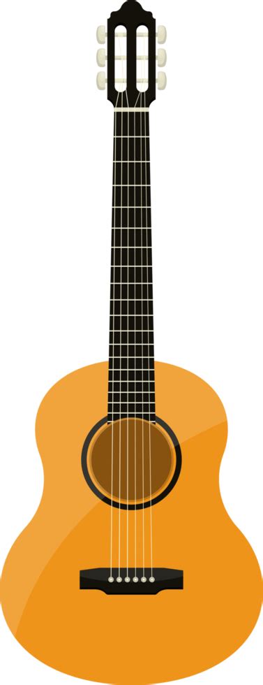 Stilvolle Klassische Gitarren Clipart Design Illustration 9398569 PNG
