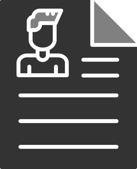 Curriculum Vitae Vector Icon 37863019 Vector Art At Vecteezy