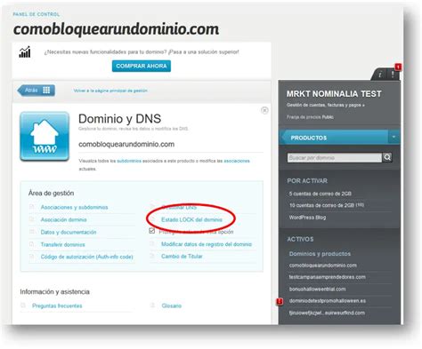 Qué es el bloqueo de dominios Haras Dadinco