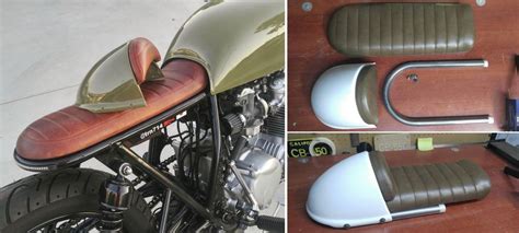 Cafe Racer Removable Seat Cowl Hump KIT CB550 CB750 CB350 Brat Style