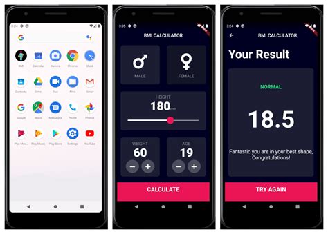 Github Jackomo Flutter Bmi Bmi Calculator Inspired By Desing Made