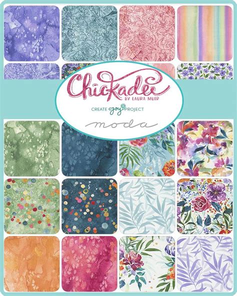 Moda Chickadee Layer Cake By Create Joy Project 39730LC Emerald City