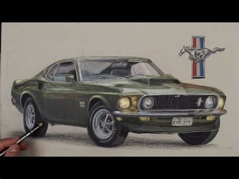 Ford Mustang Speed Drawing YouTube