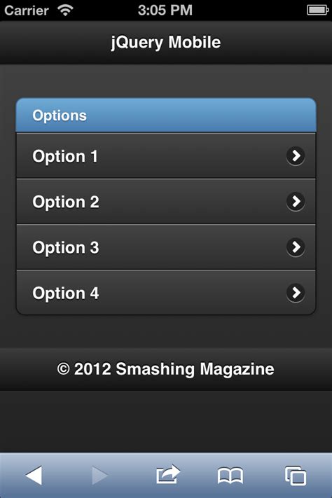 how to get started with jquery mobile — smashing magazine