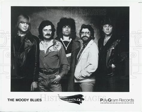 Press Photo Moody Blues Patrick Moraz Ray Thomas Graeme Edge Just