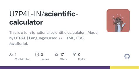 Github U P L In Scientific Calculator This Is A Fully Functional