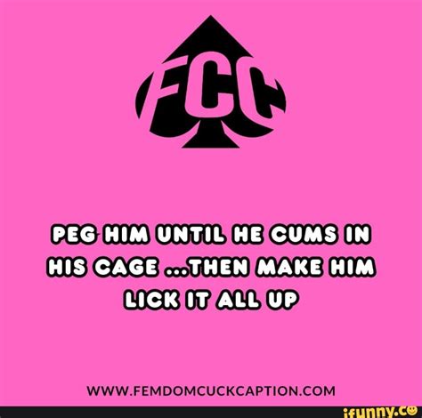 Peg Him Until He Cums In His Cage Then Make Him Lick It All Up Ifunny Brazil